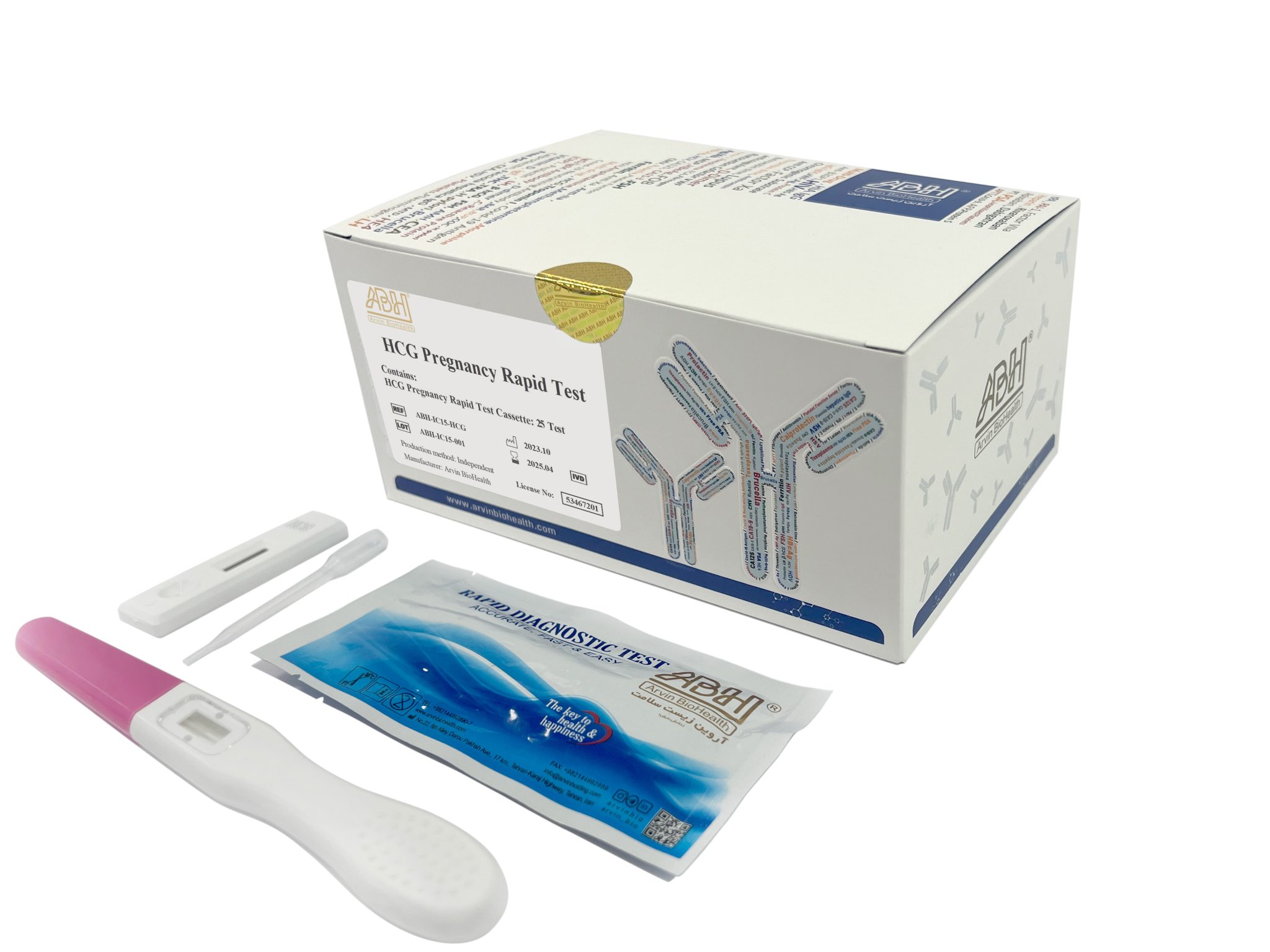 HCG Pregnancy Rapid Test . – آروین زیست سلامت